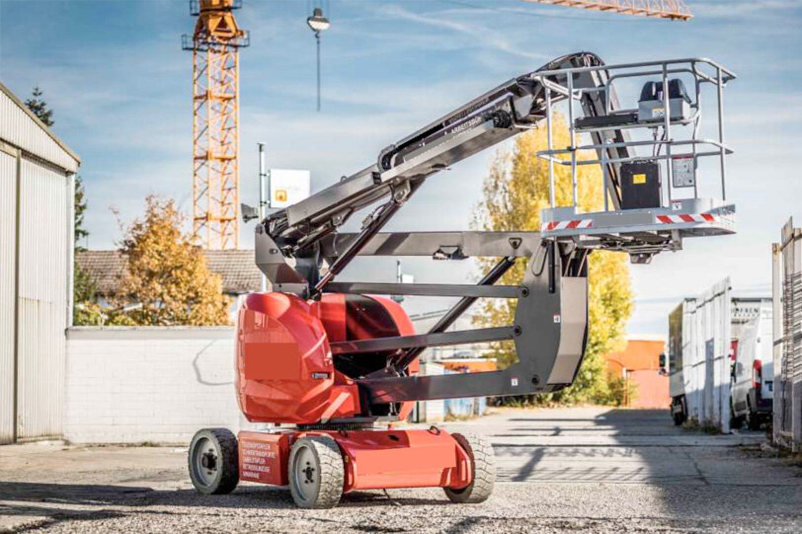 Gelenkteleskop-Arbeitsbühnen Elektro | BS Mietservice GmbH